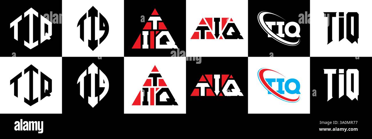 Tiq hexagon Stock Vector Images - Alamy