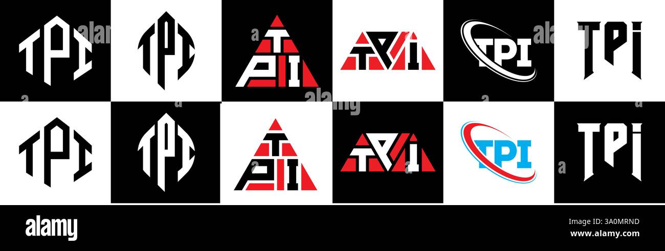 Tpi logo design hi-res stock photography and images - Alamy