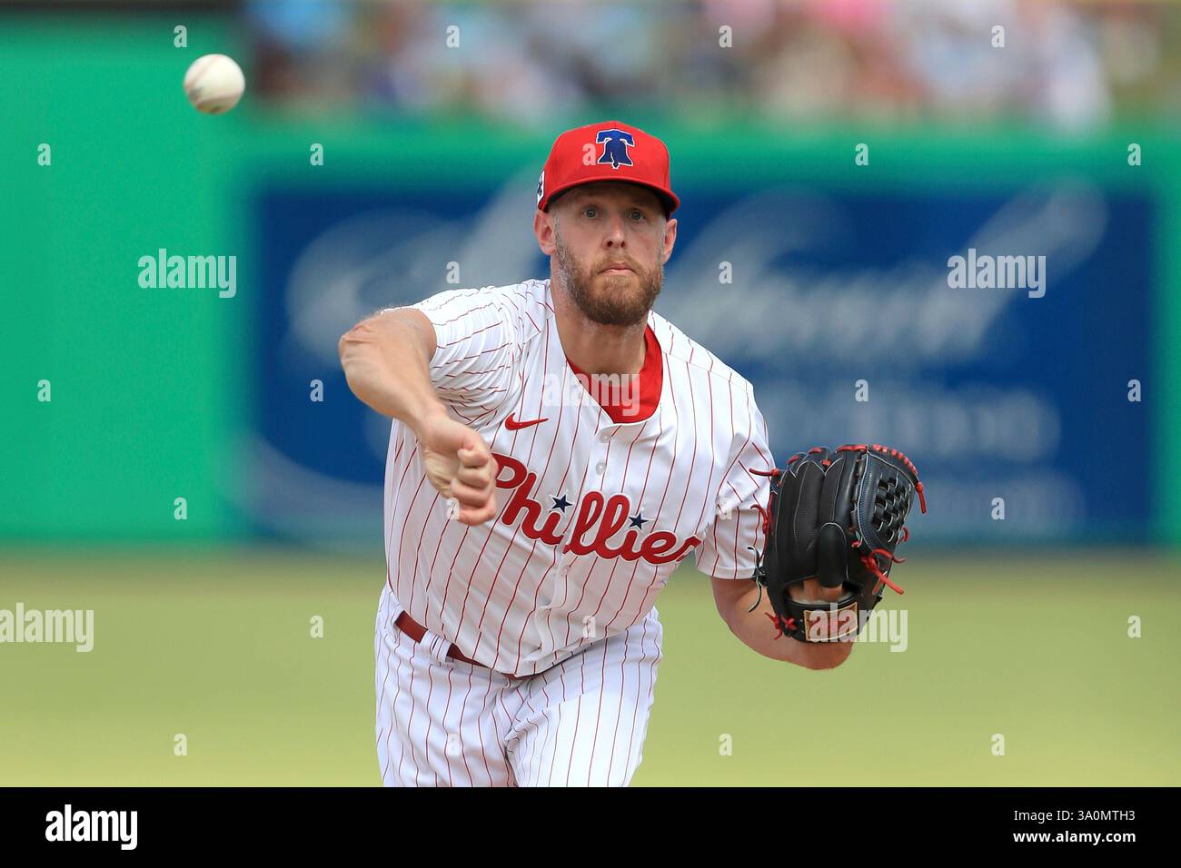 CLEARWATER, FL - MARCH 04: Philadelphia Phillies Pitcher Zach Wheeler ...