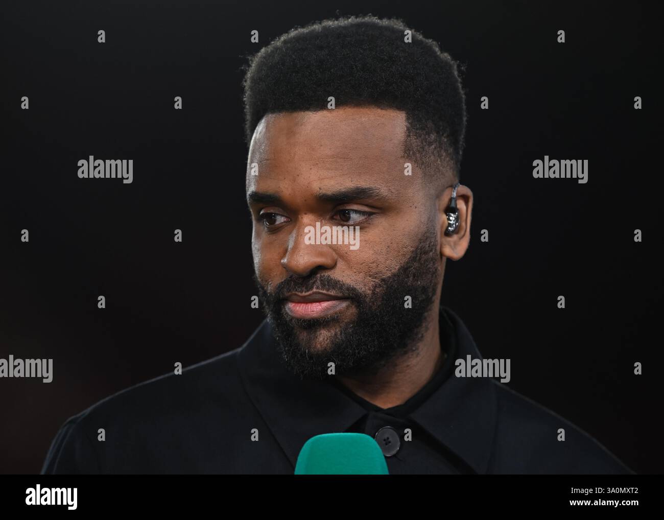 Nottingham, UK. 3rd Mar, 2025. Former footballer Darren Bent speaks ...