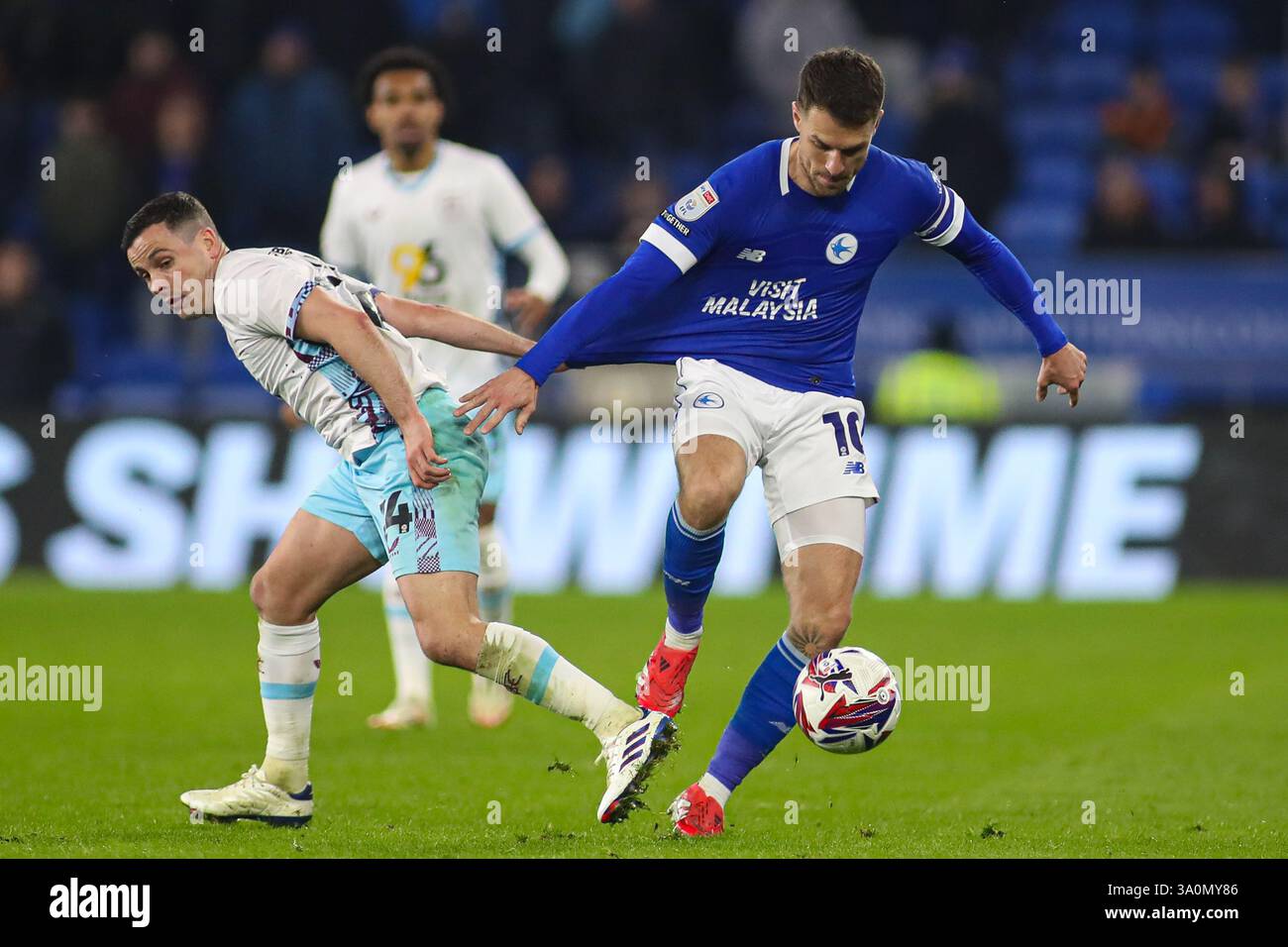 Cardiff, UK. 04th Mar, 2025. Aaron Ramsey of Cardiff City under ...