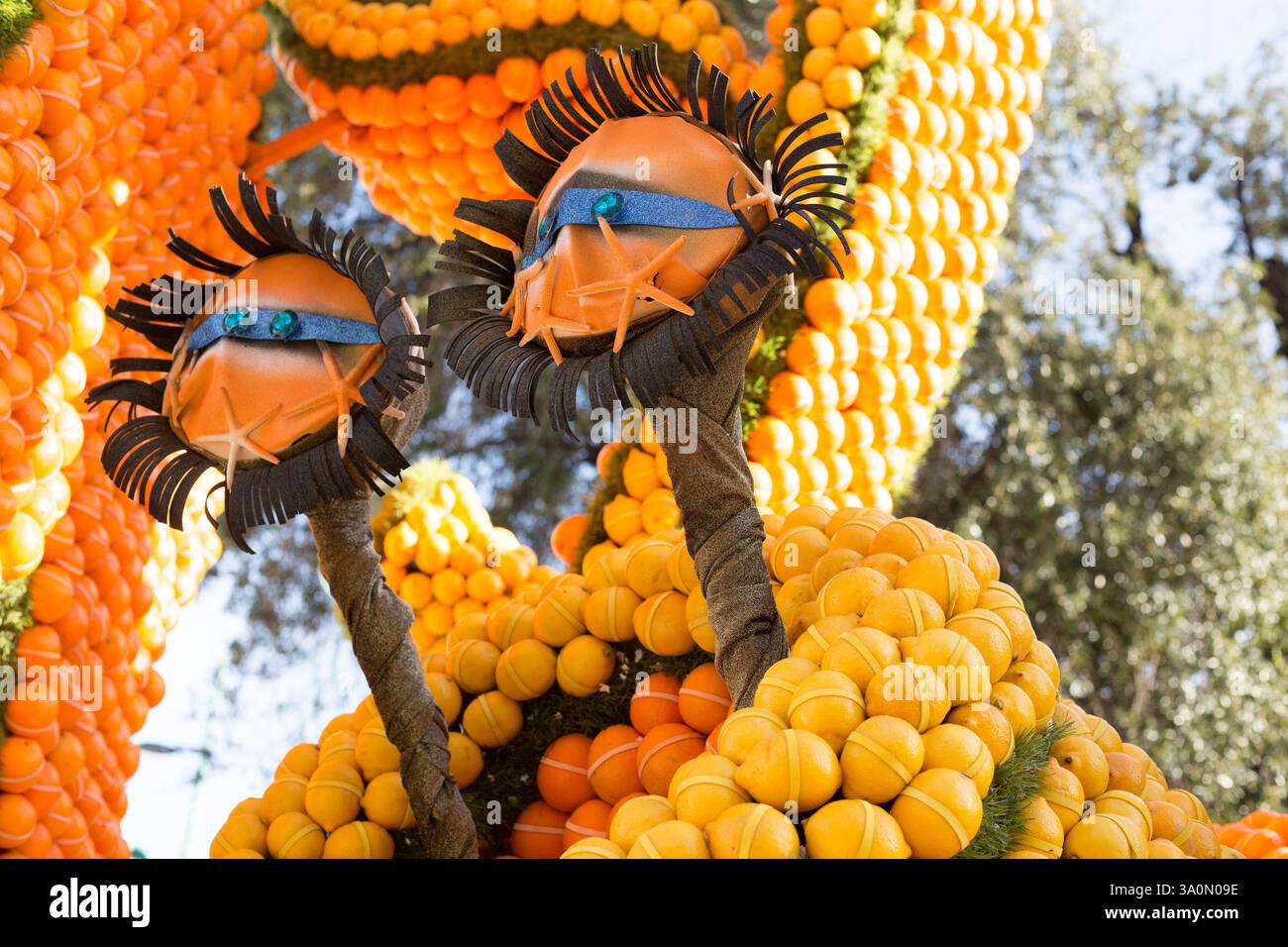Menton, France,Provence-Alps-Azure Coast-Mar 02, 2025: Lemon Festival ...