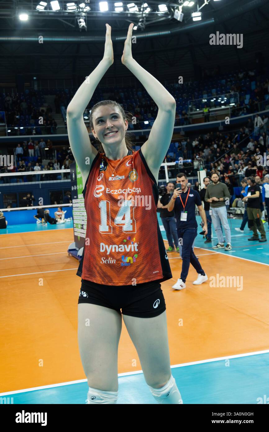 Dana Rettke (Eczacibasi Dynavit Istanbul) during quarter final of CEV ...