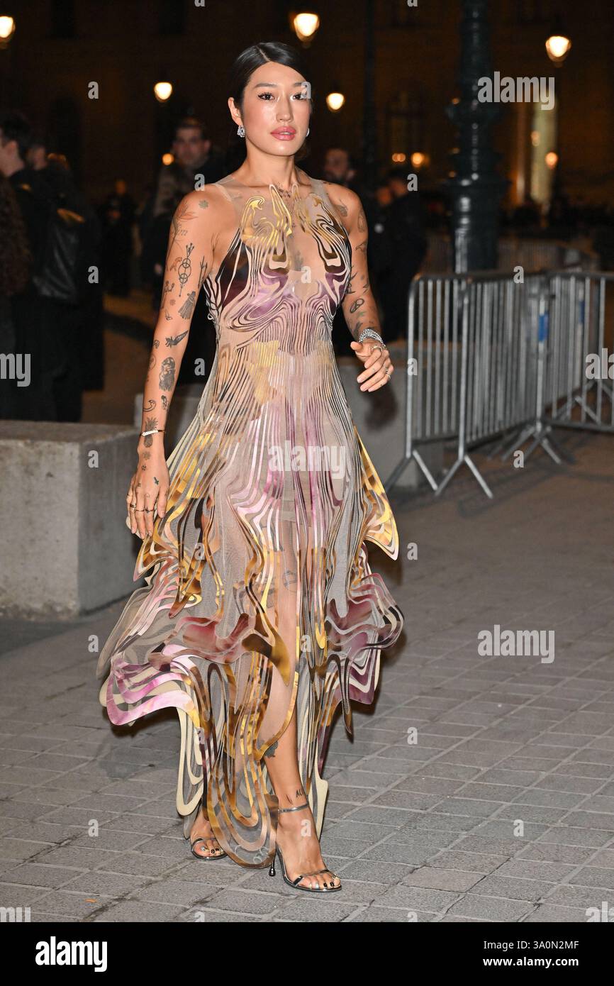 Paris, France. 04th Mar, 2025. Peggy Gou arriving at Grand Diner Du ...