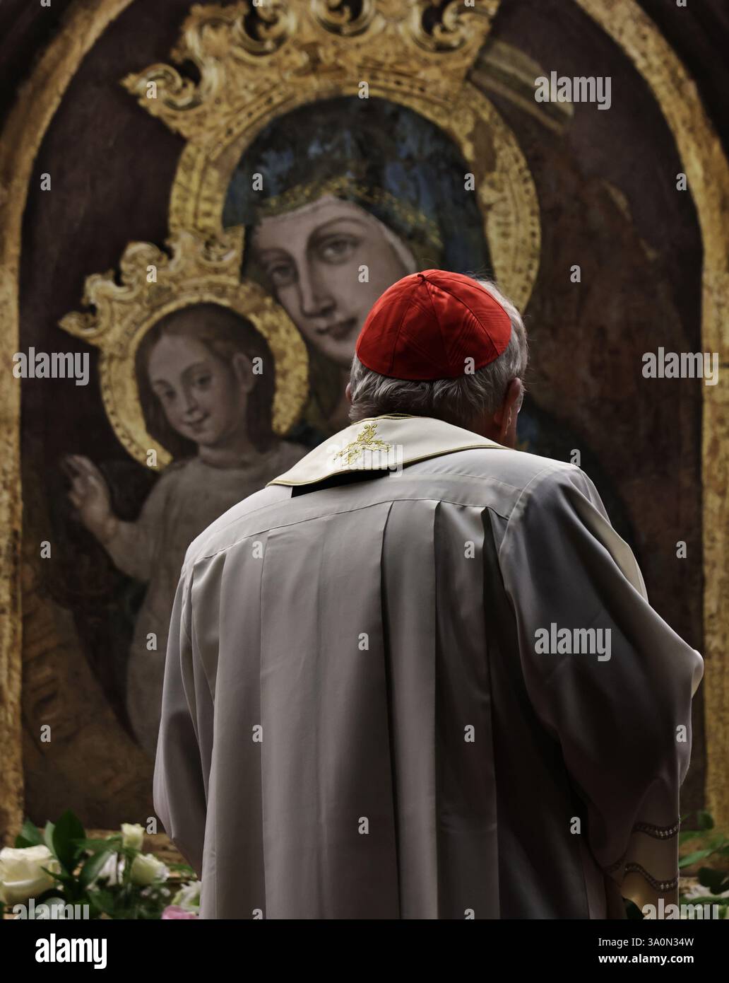 March 4, 2025 - Vatican City. Cardinal ARTHUR ROCHE Prefect of the ...