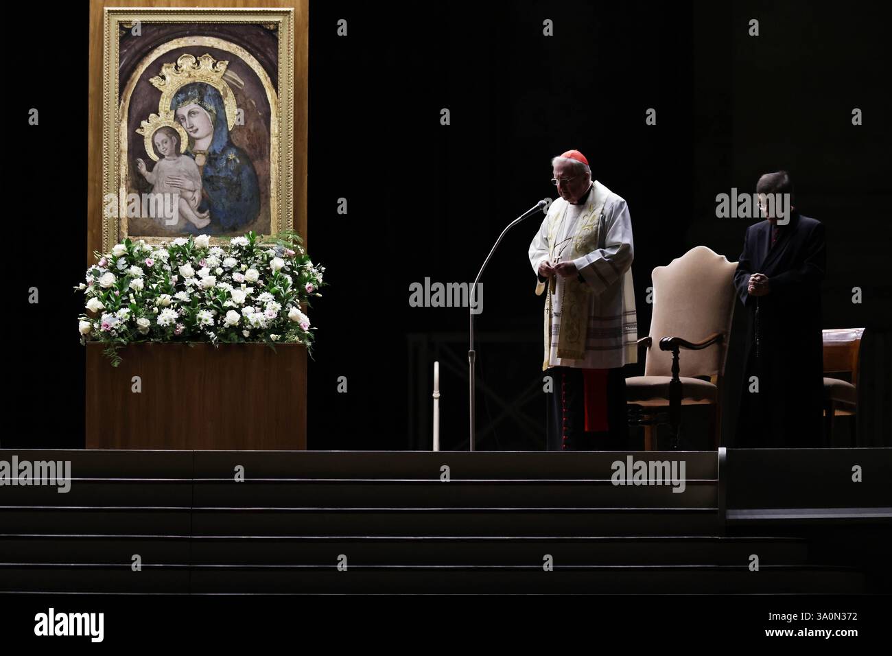 March 4, 2025 - Vatican City. Cardinal ARTHUR ROCHE Prefect of the ...