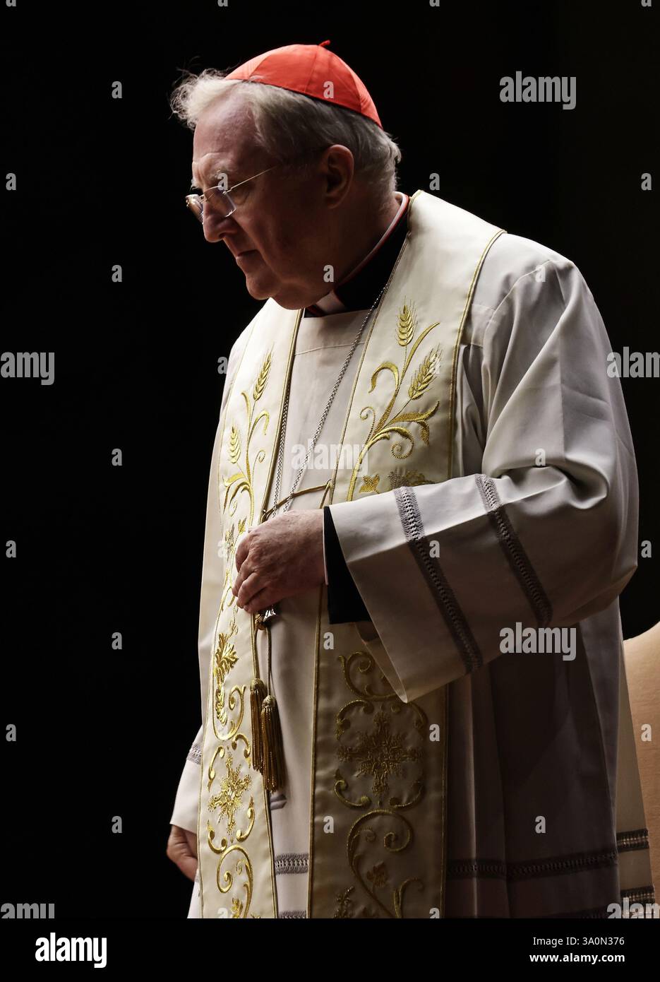 March 4, 2025 - Vatican City. Cardinal ARTHUR ROCHE Prefect of the ...