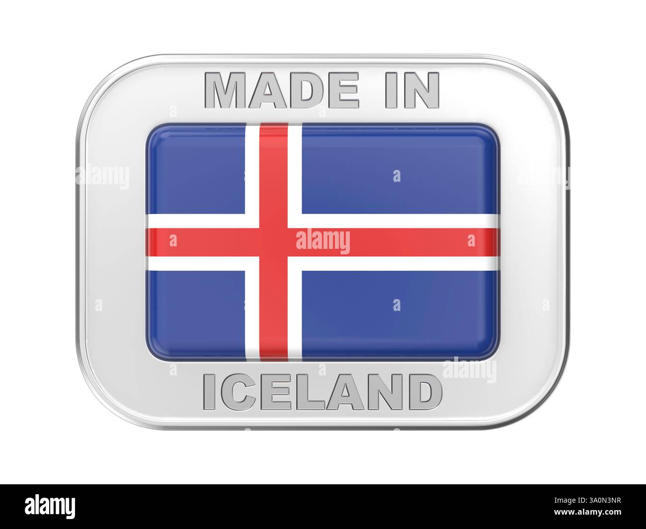 Made in iceland silver badge hi-res stock photography and images - Alamy