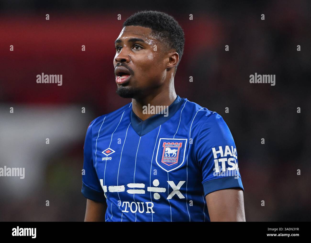 Nottingham, UK. 3rd Mar, 2025. Ben Johnson of Ipswich Town during the ...