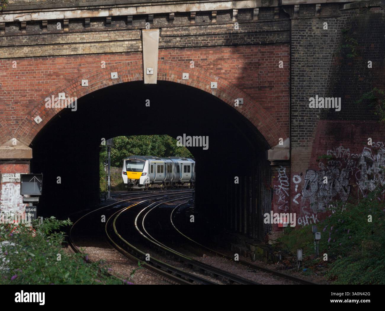 Govia Thameslink class 700 electric train at Denmark Hill south London ...