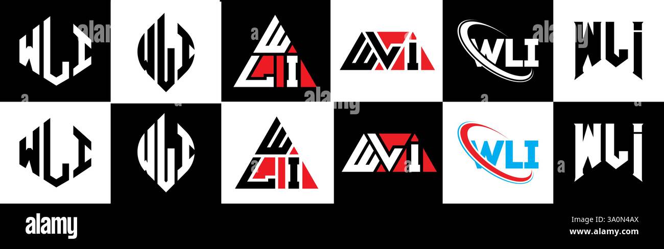 Wli hexagon Stock Vector Images - Alamy