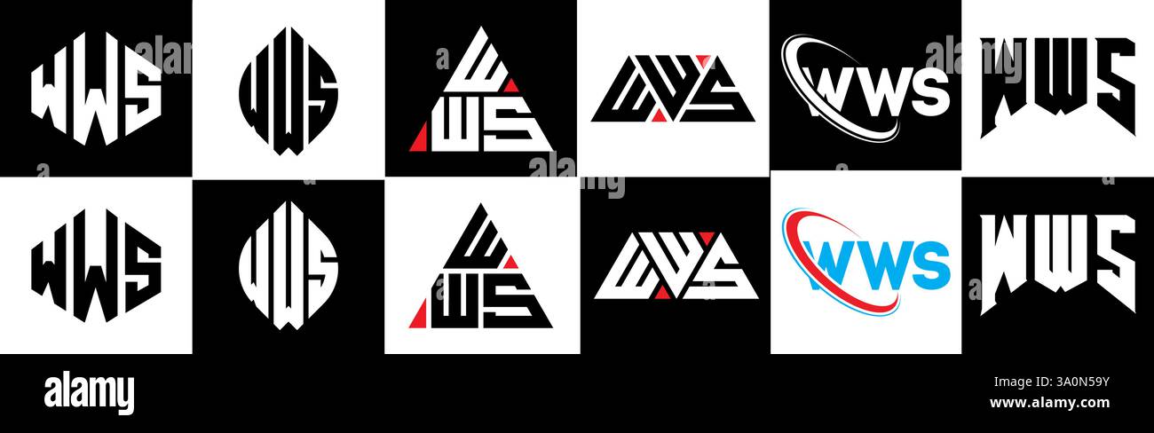 Wws hexagon Stock Vector Images - Alamy