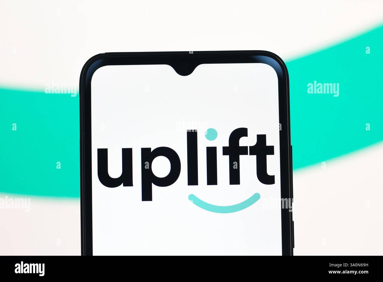 Canada. 4th Mar, 2025. In this photo illustration, the Uplift logo is seen displayed on a ...