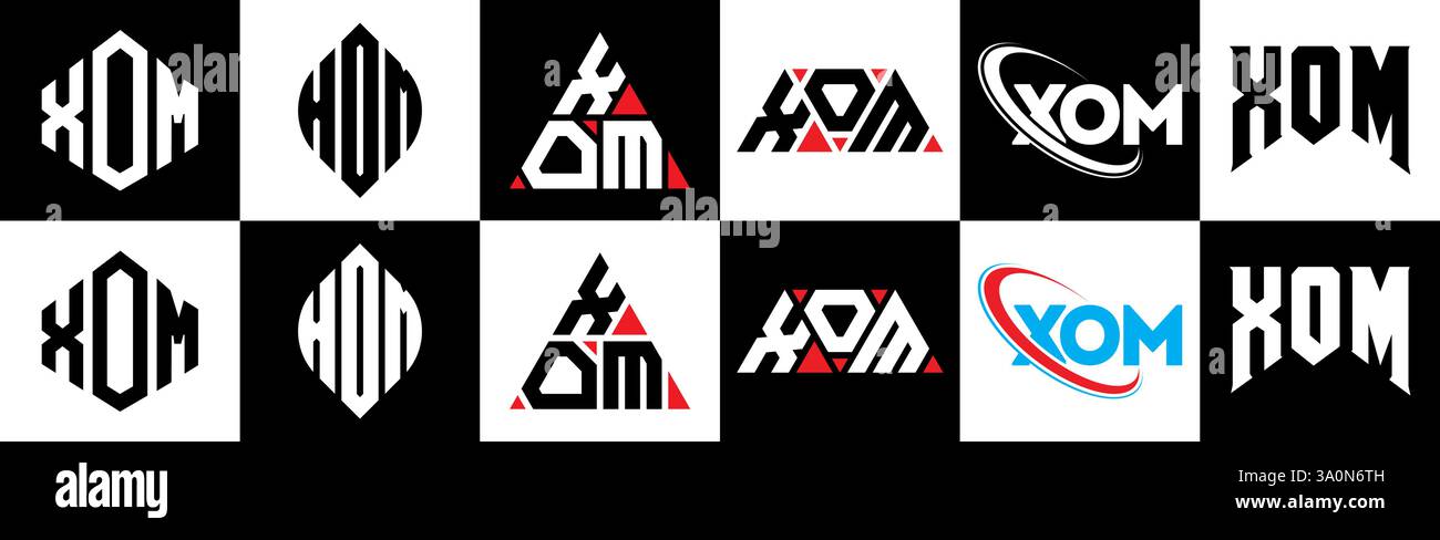 Xom hexagon hi-res stock photography and images - Alamy