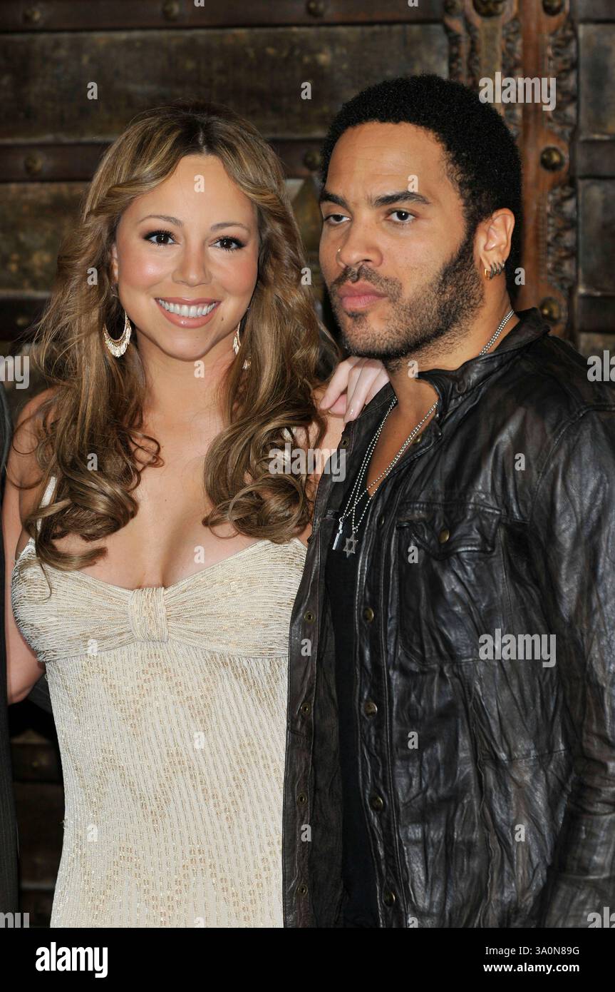 MARIAH CAREY & LENNY KRAVITZ."Precious" photocall.62nd International ...