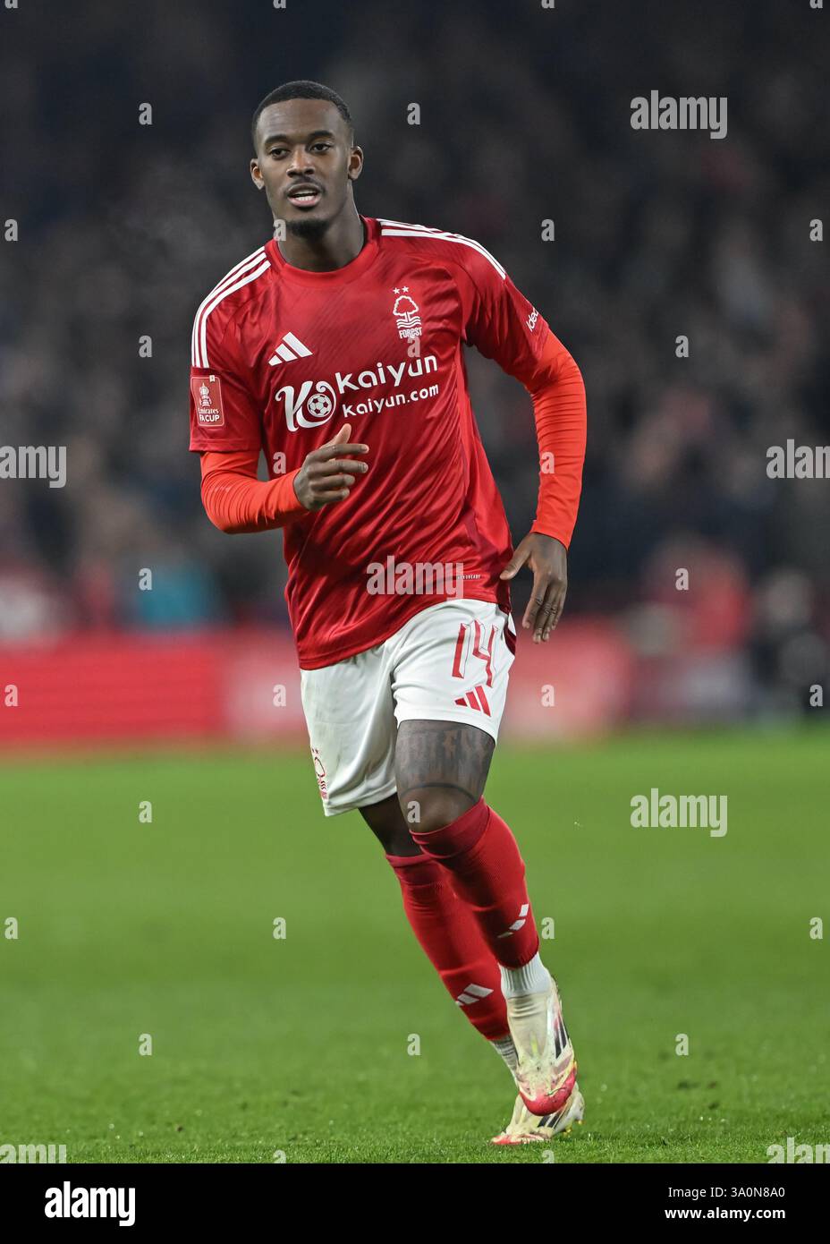 Nottingham, UK. 3rd Mar, 2025. Callum Hudson-Odoi of Nottingham Forest ...