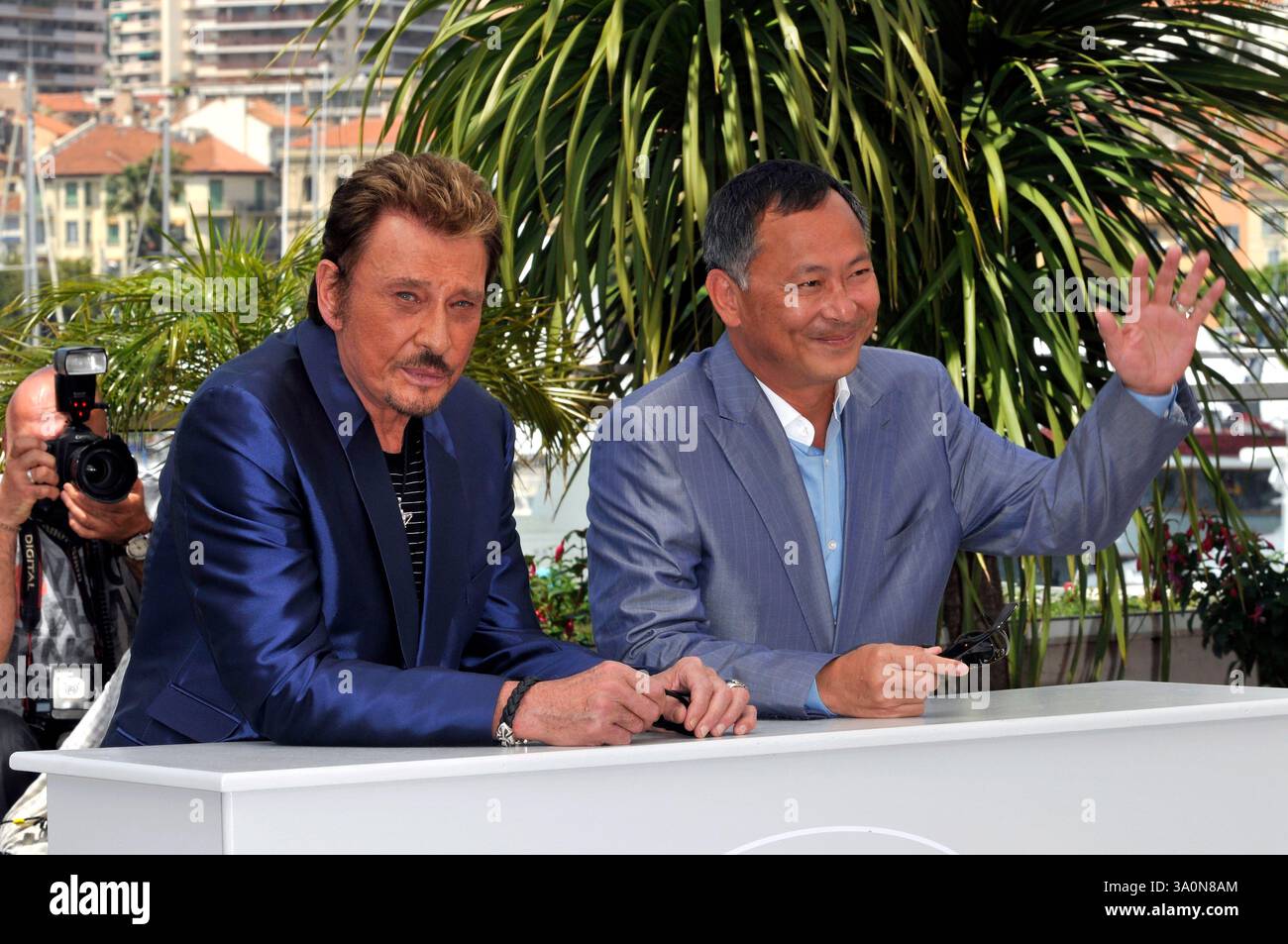 JOHNNY HALLYDAY, JONNIE TO.'Vengeance' photocall.62nd International ...