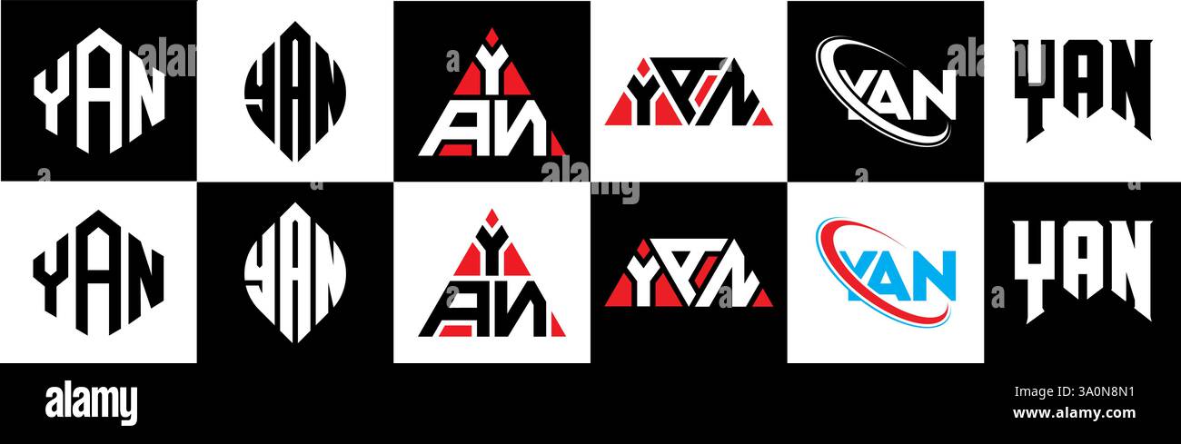 Yan logos Stock Vector Images - Alamy