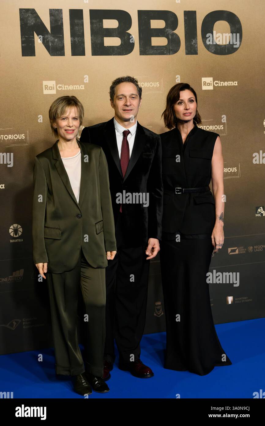 Sonia Bergamasco, Claudio Santamaria and Anna Ferzetti attend the "Il ...