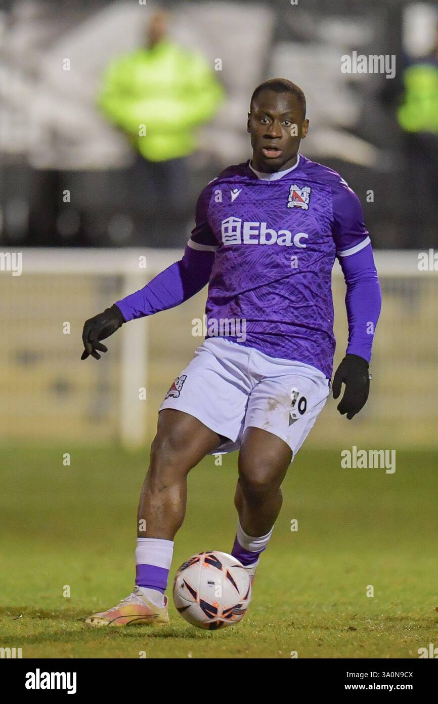 Darlington FC Cedric Main during the Vanarama National League North ...