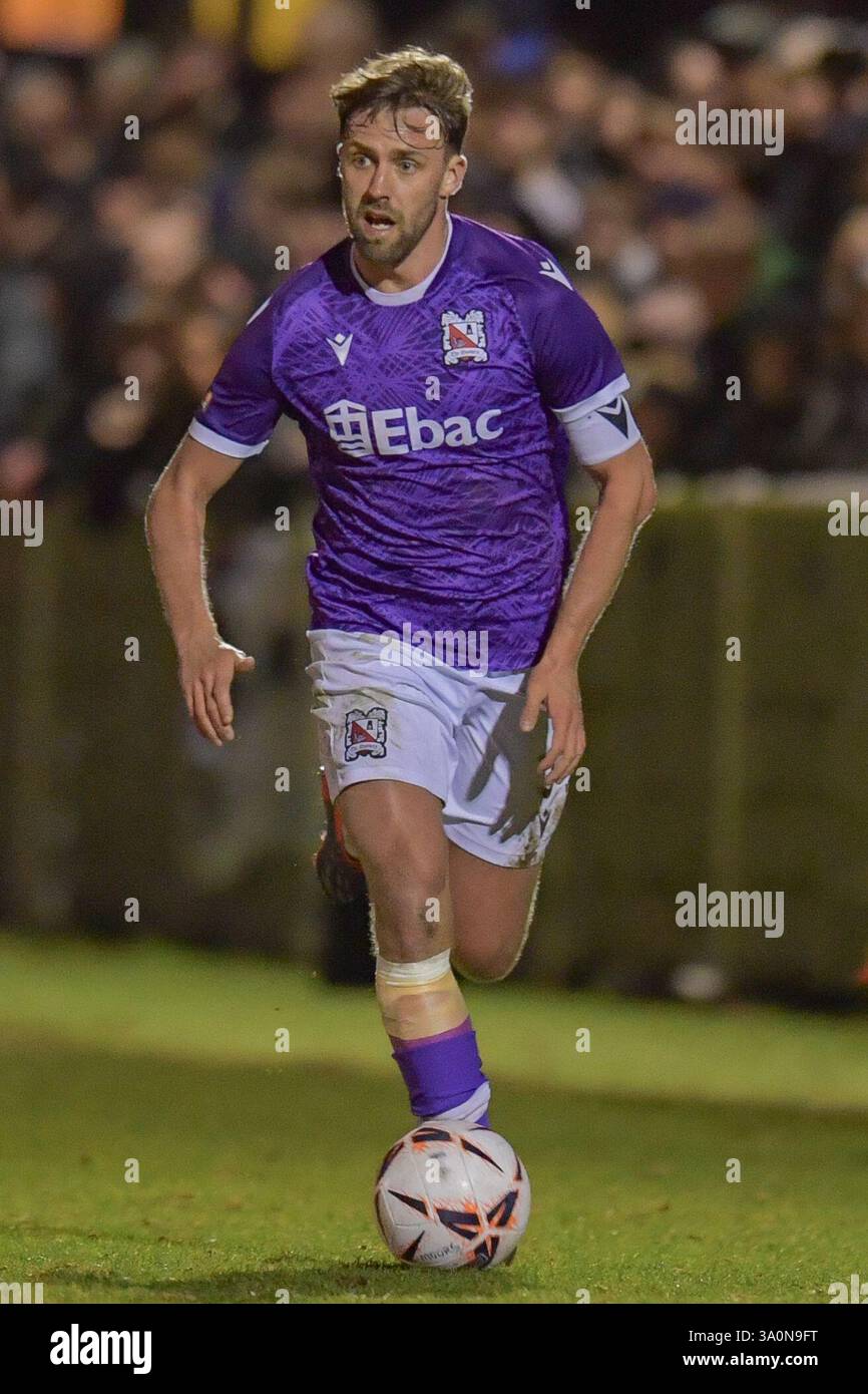Darlington Scott Barrow during the Vanarama National League North match ...