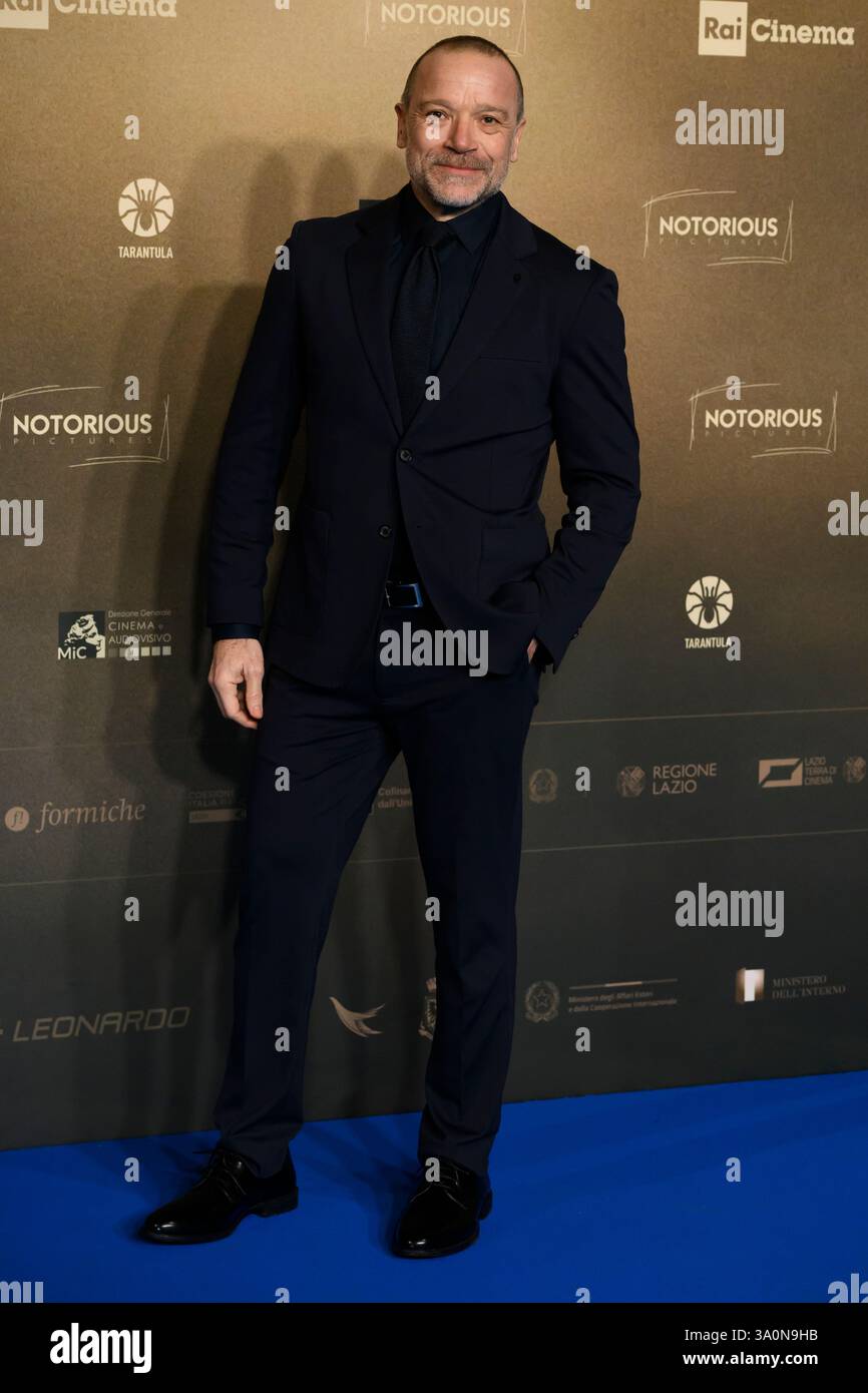 Rome, Italy. 04th Mar, 2025. Andrea Giannini attends the "Il Nibbio" Photocall at March in Rome ...