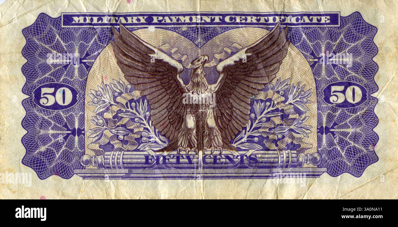 Military payment certificate Vietnam Stock Photo - Alamy