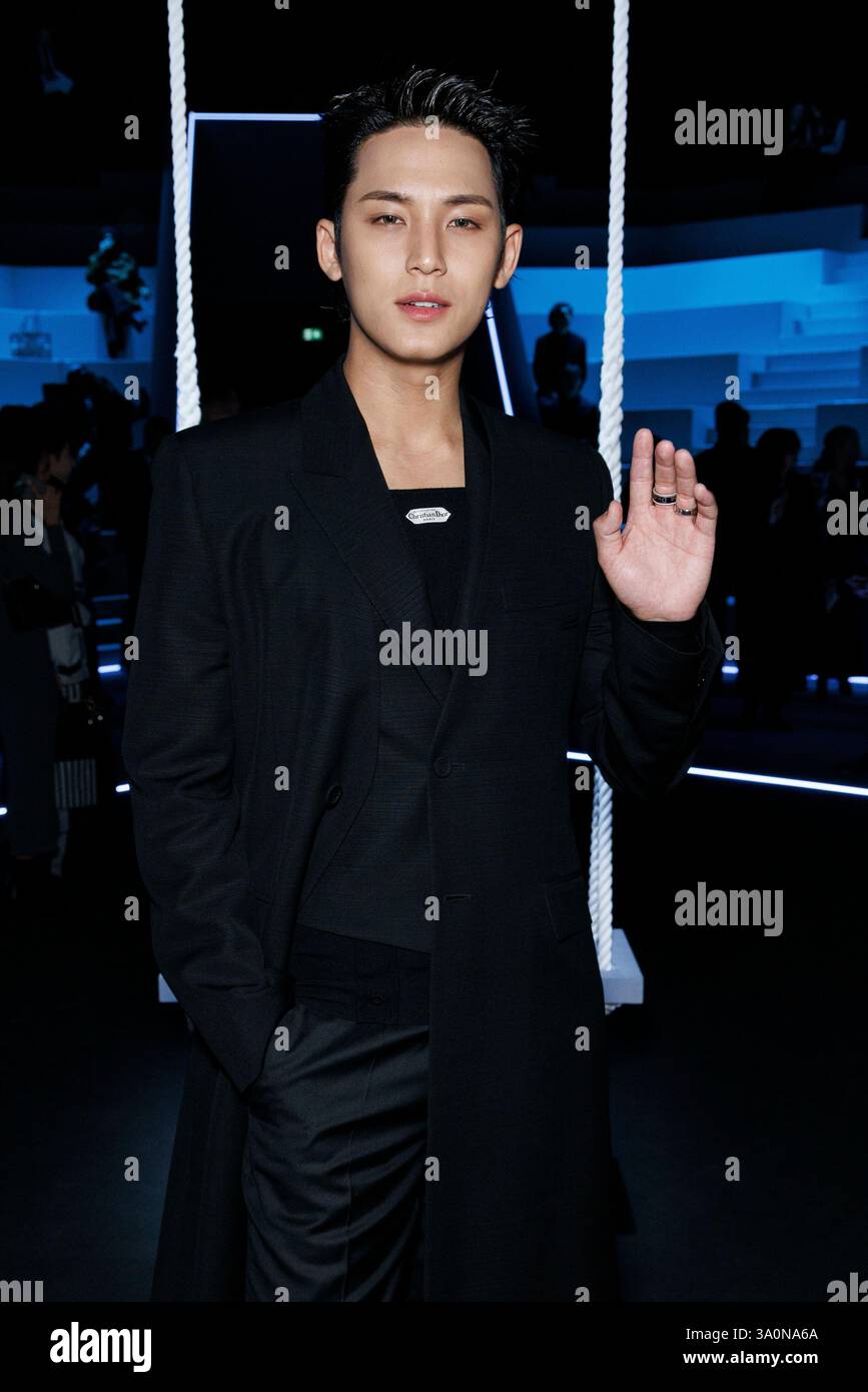 Paris, Frankreich. 04th Mar, 2025. Mingyu attends CHRISTIAN DIOR Autumn-Winter 2025 runway ...