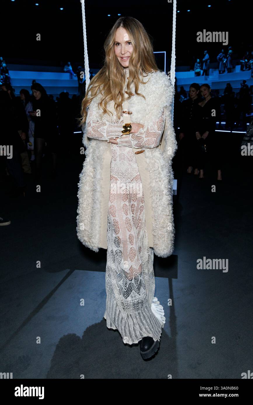 Elle Macpherson attends CHRISTIAN DIOR Autumn-Winter 2025 runway during ...