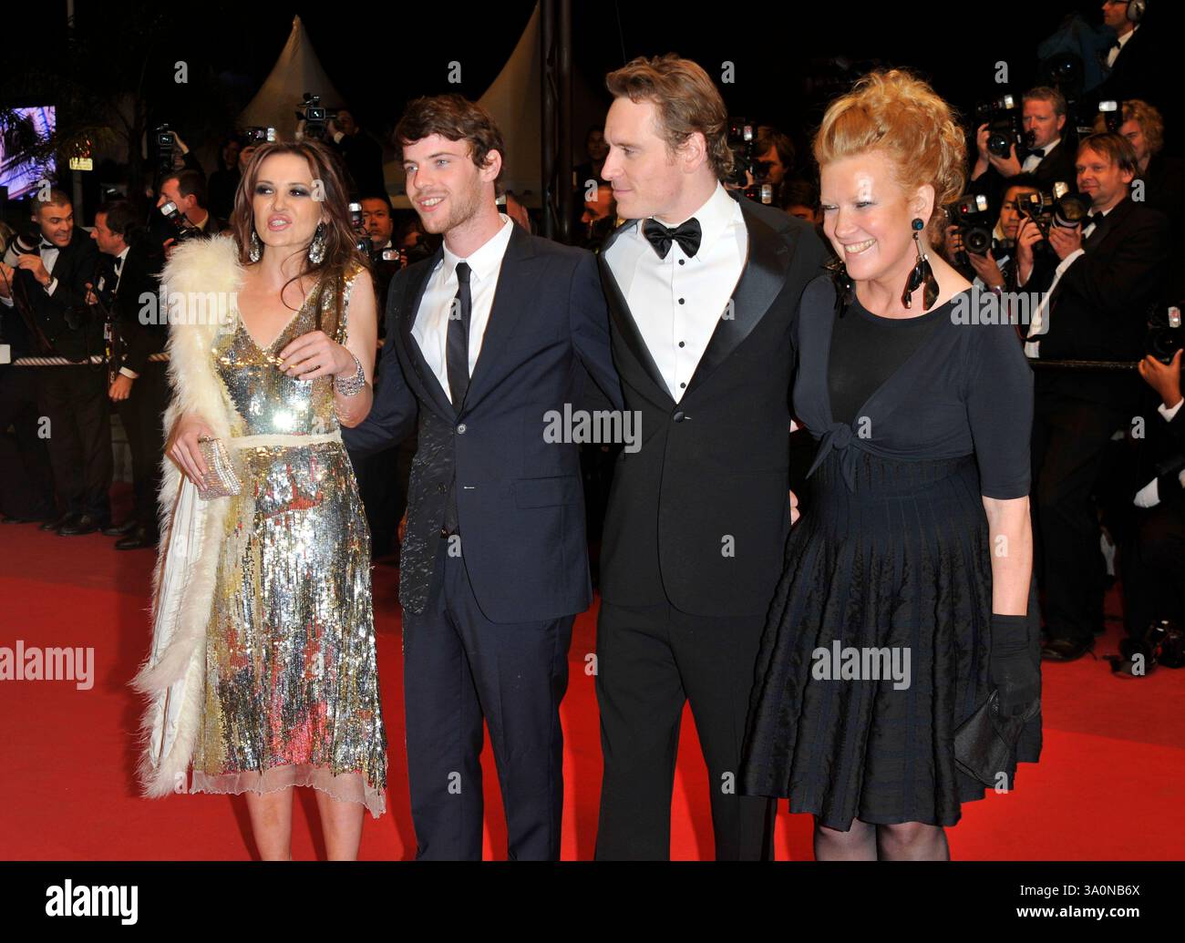 Kierston Wareing, Harry Treadaway, Michael Fassbender and director ...