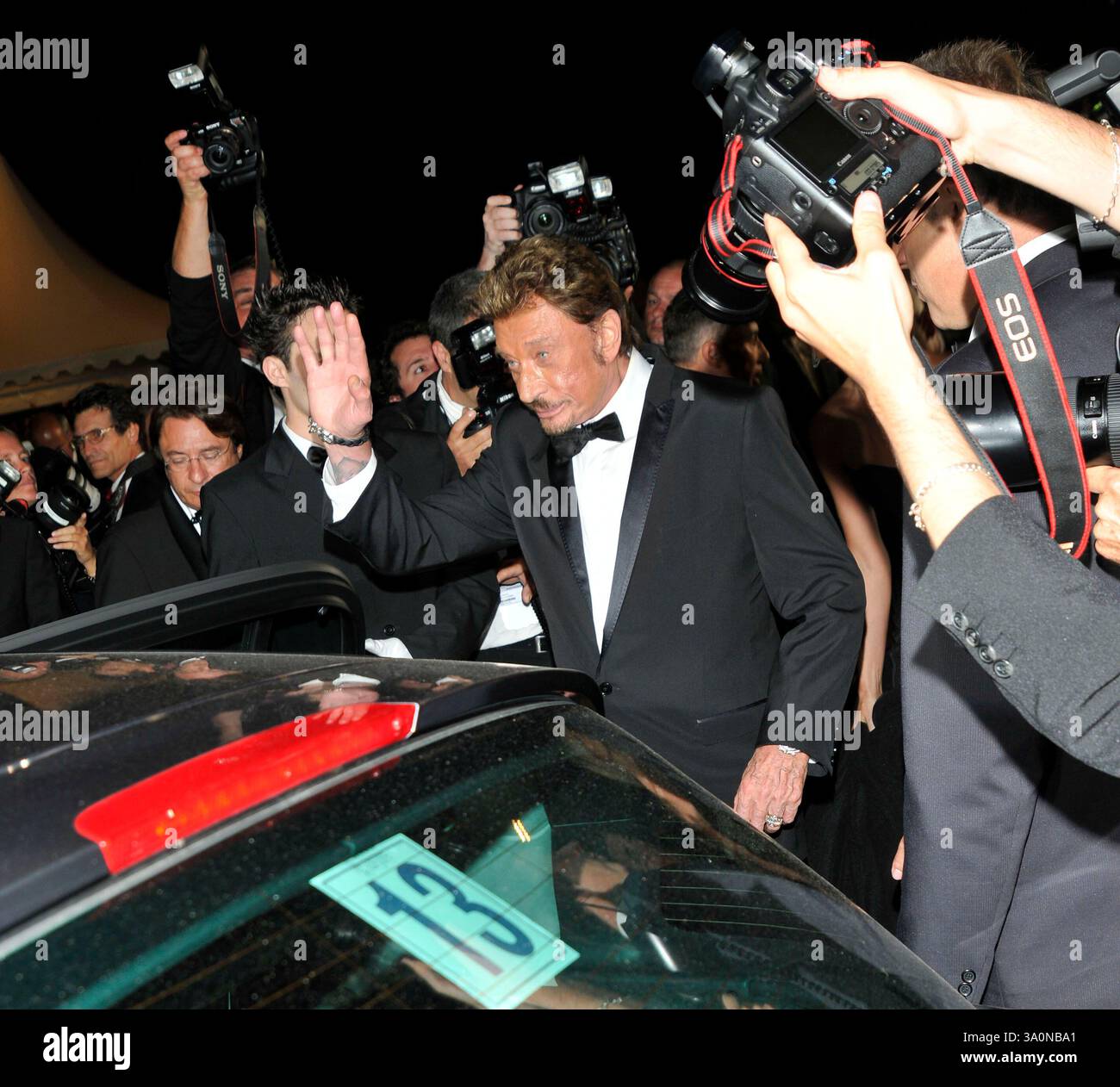 JOHNNY HALLYDAY,.'Vengance' screening.62nd International Cannes Film ...