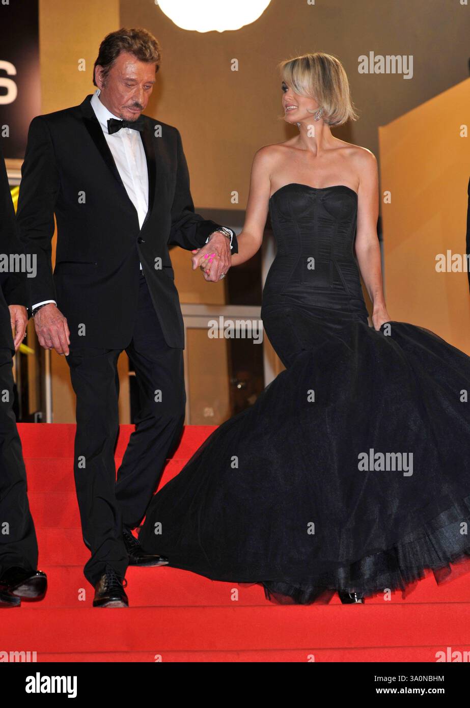 JOHNNY HALLYDAY, LAETITIA HALLYDAY.'Vengance' screening.62nd ...