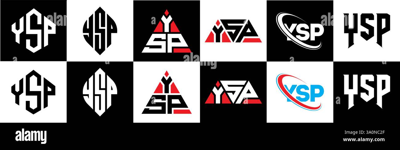 Ysp logo design hi-res stock photography and images - Alamy