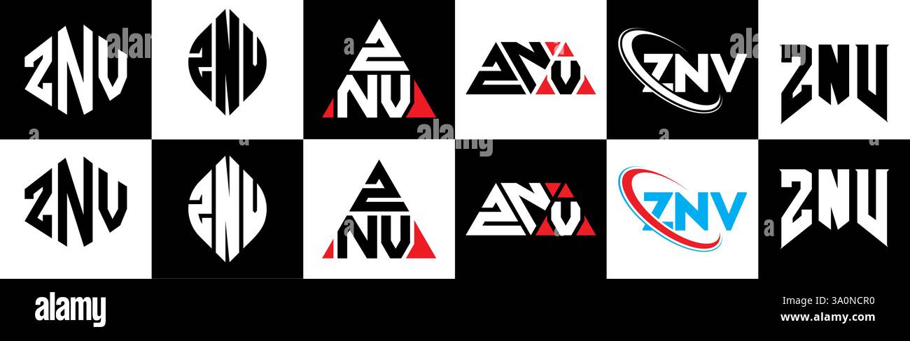 Znv circle Stock Vector Images - Alamy