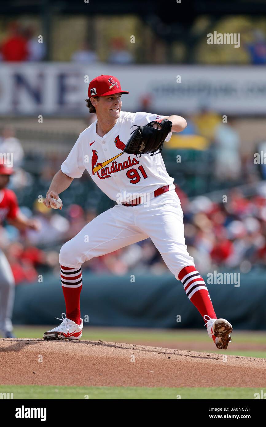 JUPITER, FL - MARCH 01: St. Louis Cardinals pitcher Curtis Taylor (91 ...