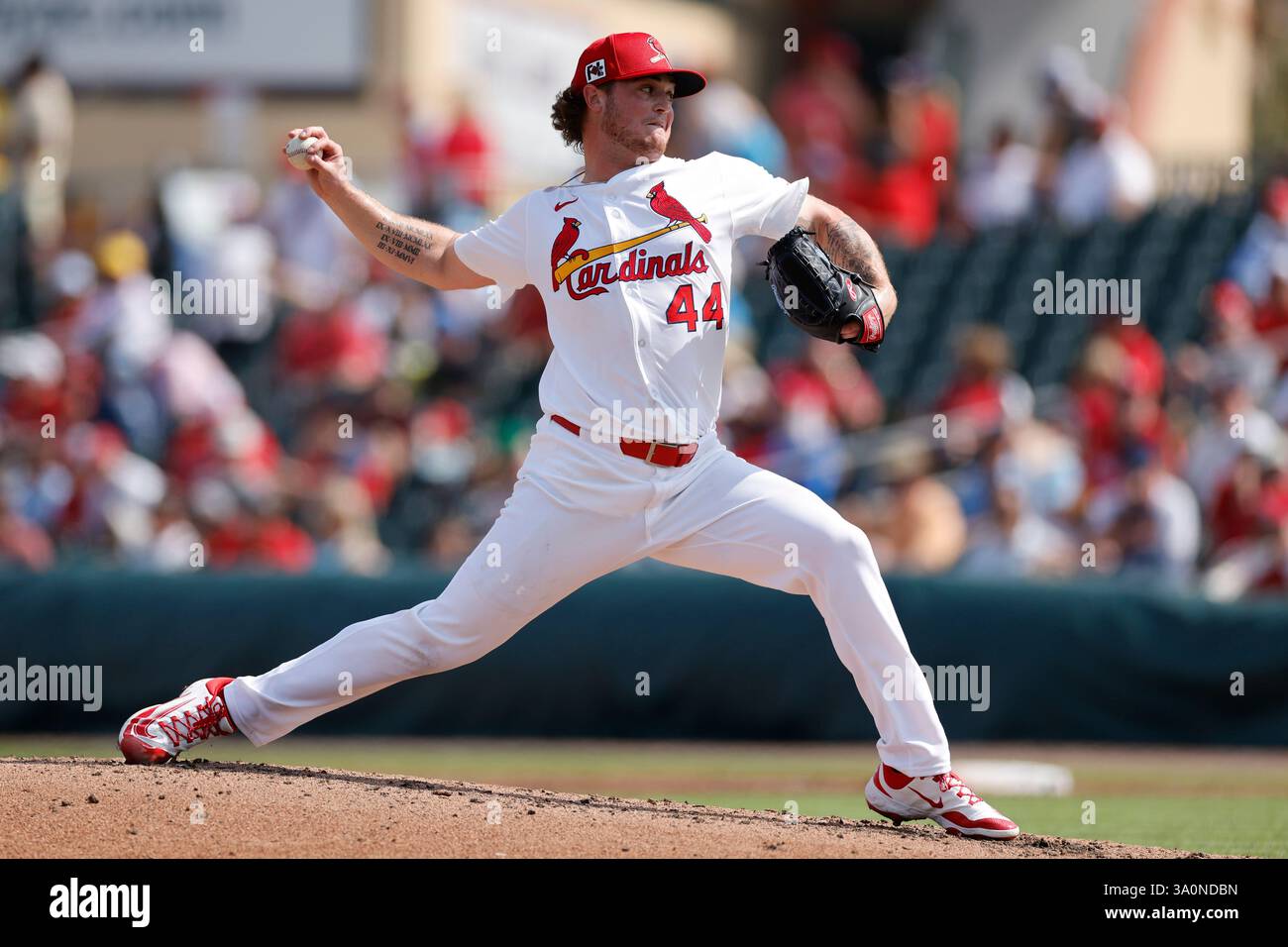 JUPITER, FL - MARCH 01: St. Louis Cardinals pitcher Gordon Graceffo (44 ...
