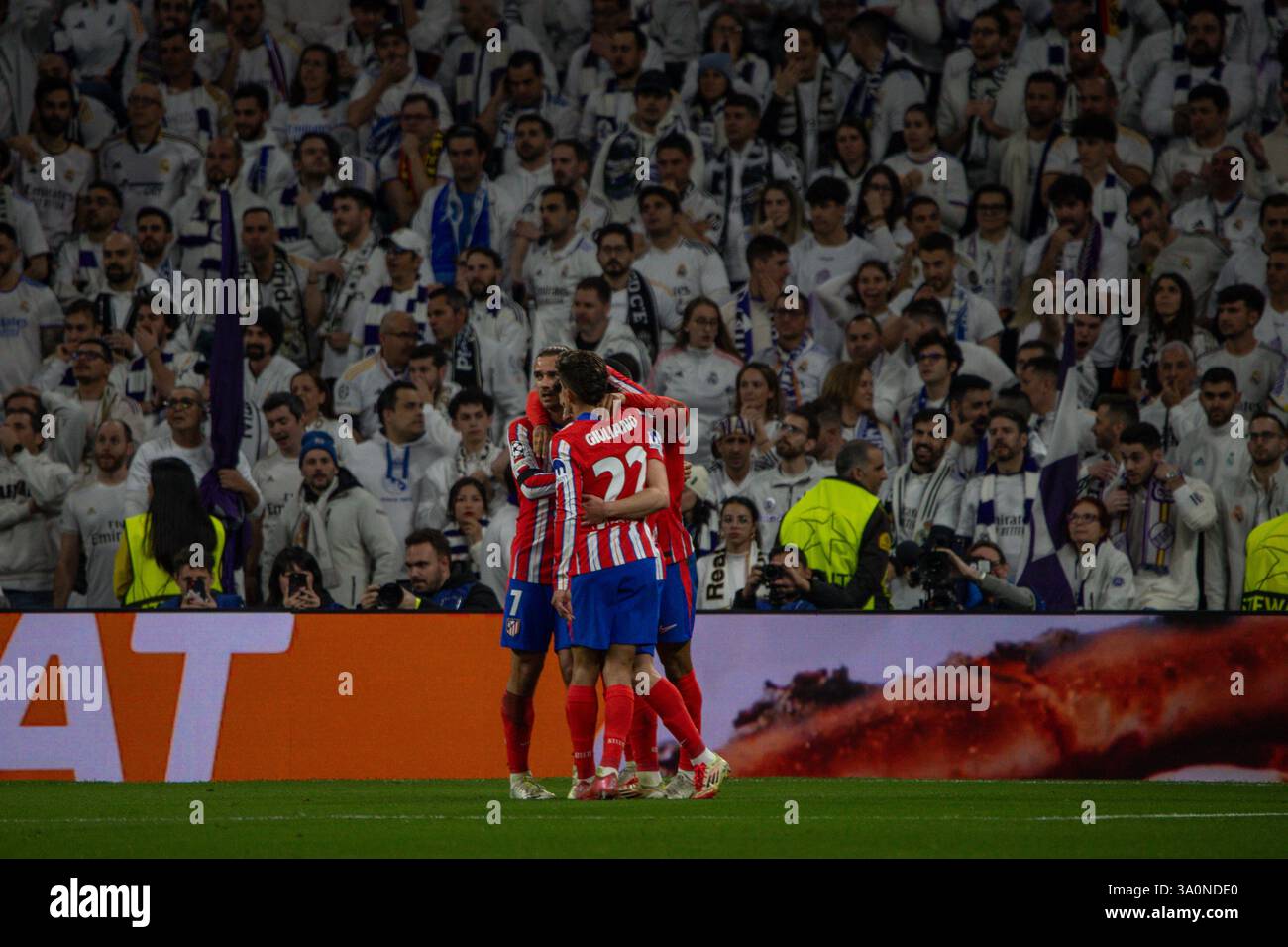 Madrid, Spain. 04th Mar, 2025. Tthe UEFA Champions League Round of 16 ...