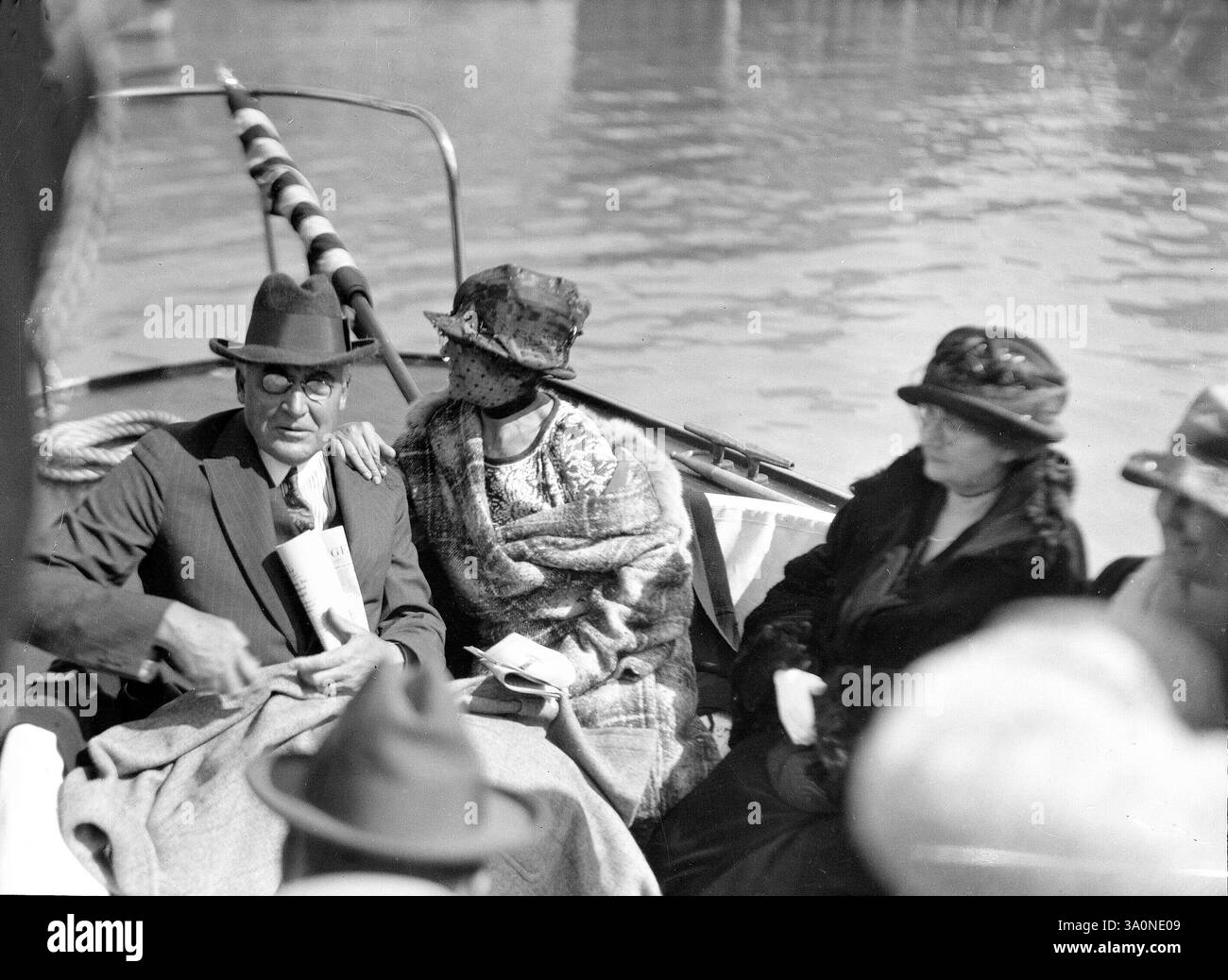President Warren G. Harding, and his wife Florence Kling Harding ...
