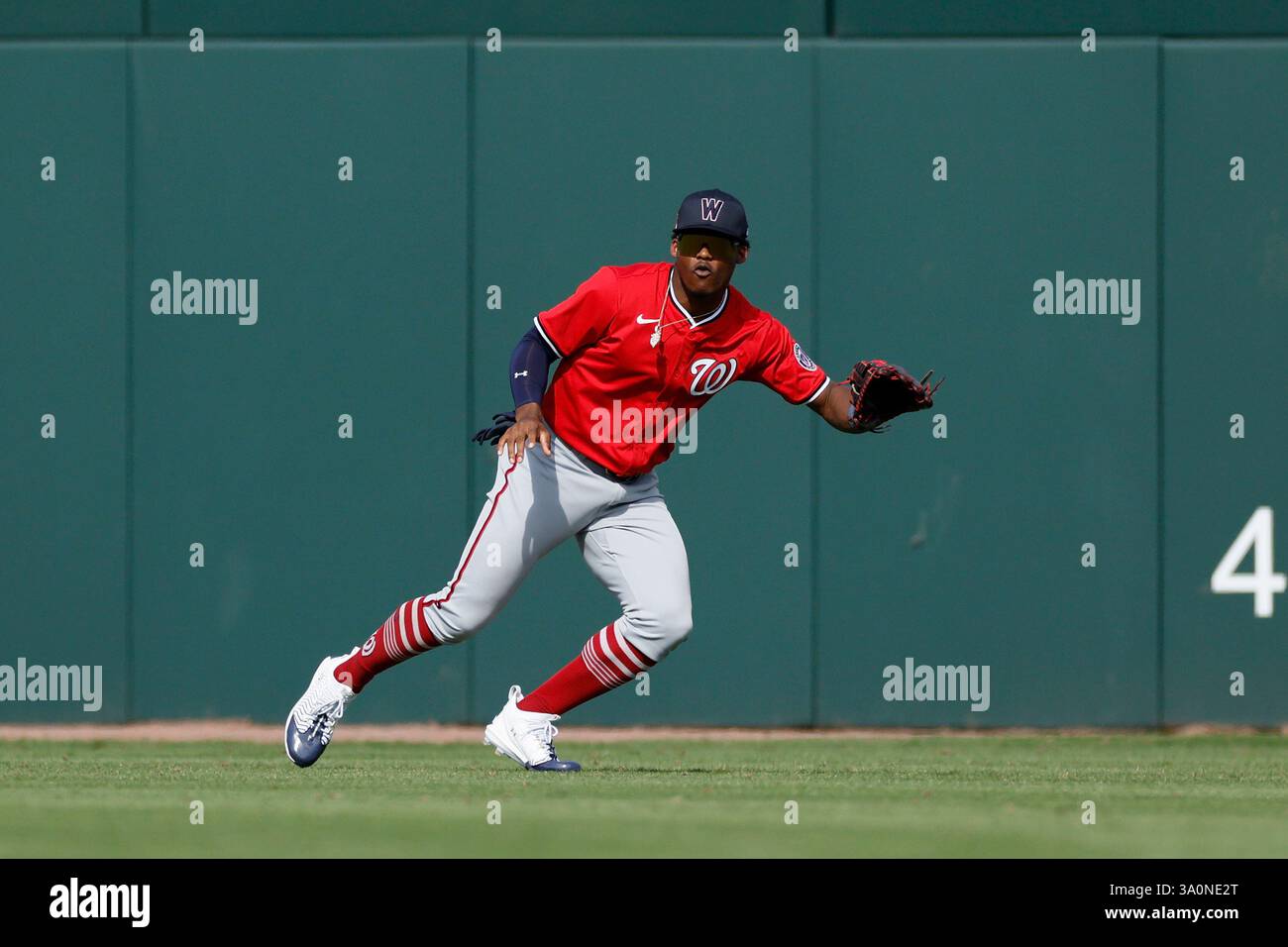 JUPITER, FL - MARCH 01: Washington Nationals outfielder Elijah Green ...