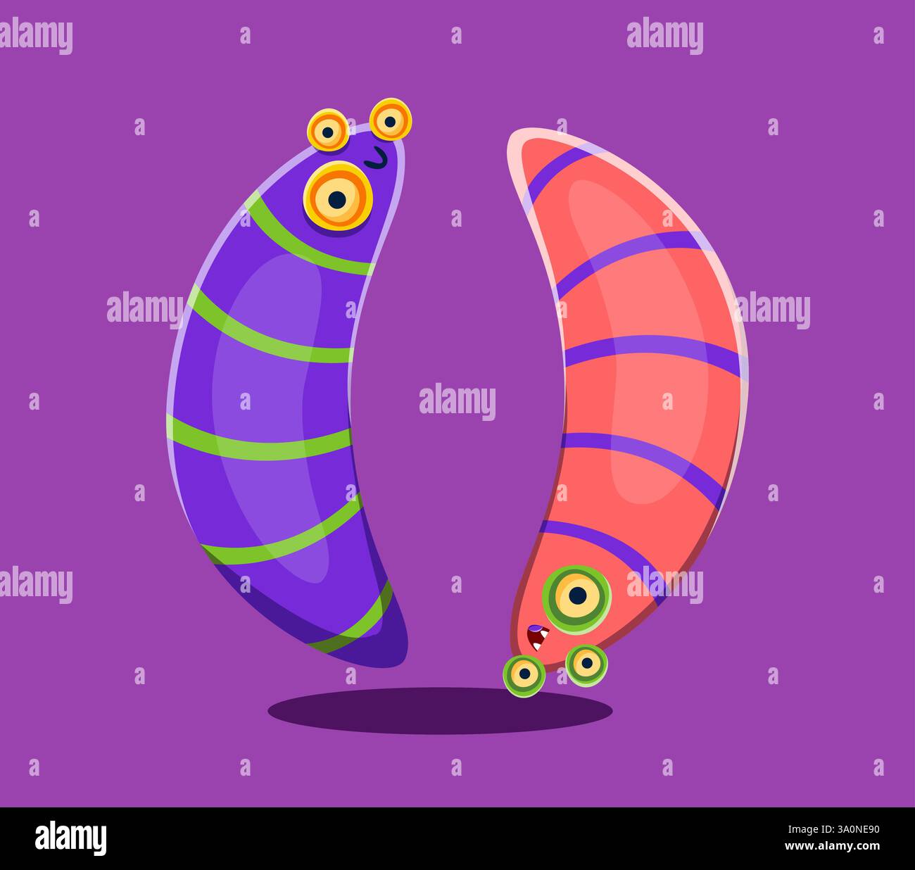 Halloween font punctuation parentheses scary monster character. Crazy ...