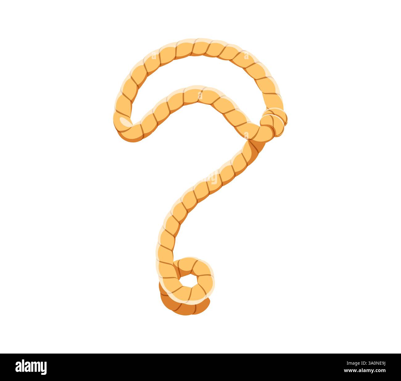 Cowboy with coiled rope Stock Vector Images - Alamy