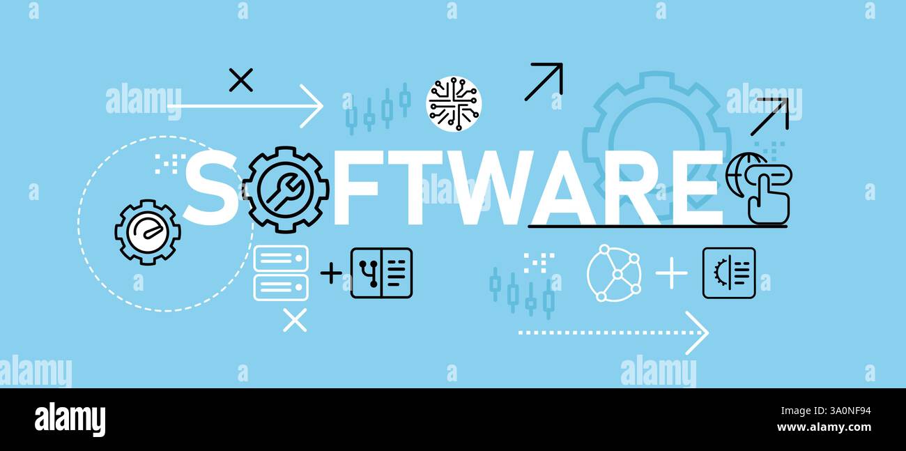 Software conceptual database management platform software development network connection ...