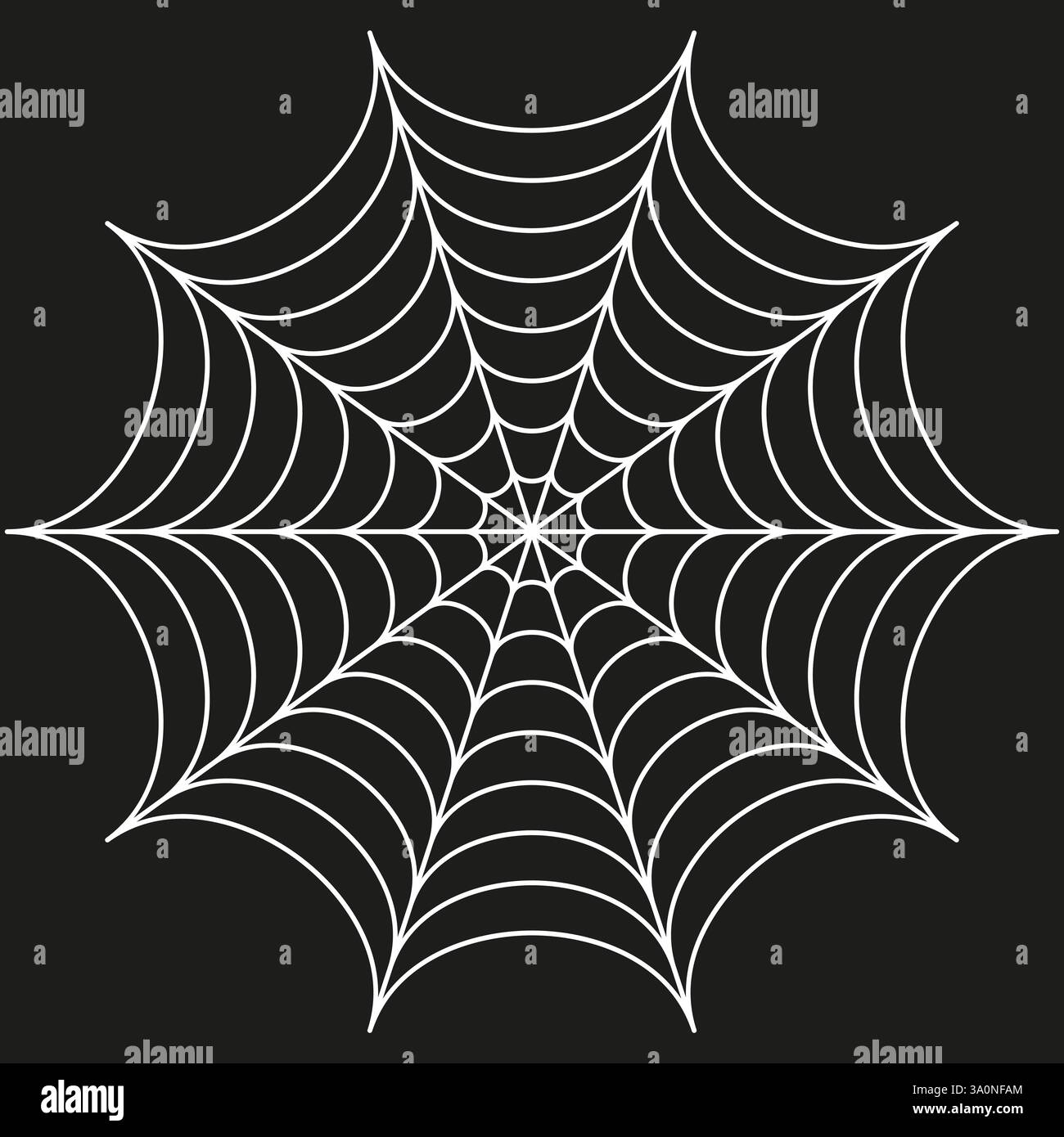 Spiderweb vector shape. Geometric black web. Abstract radial pattern ...