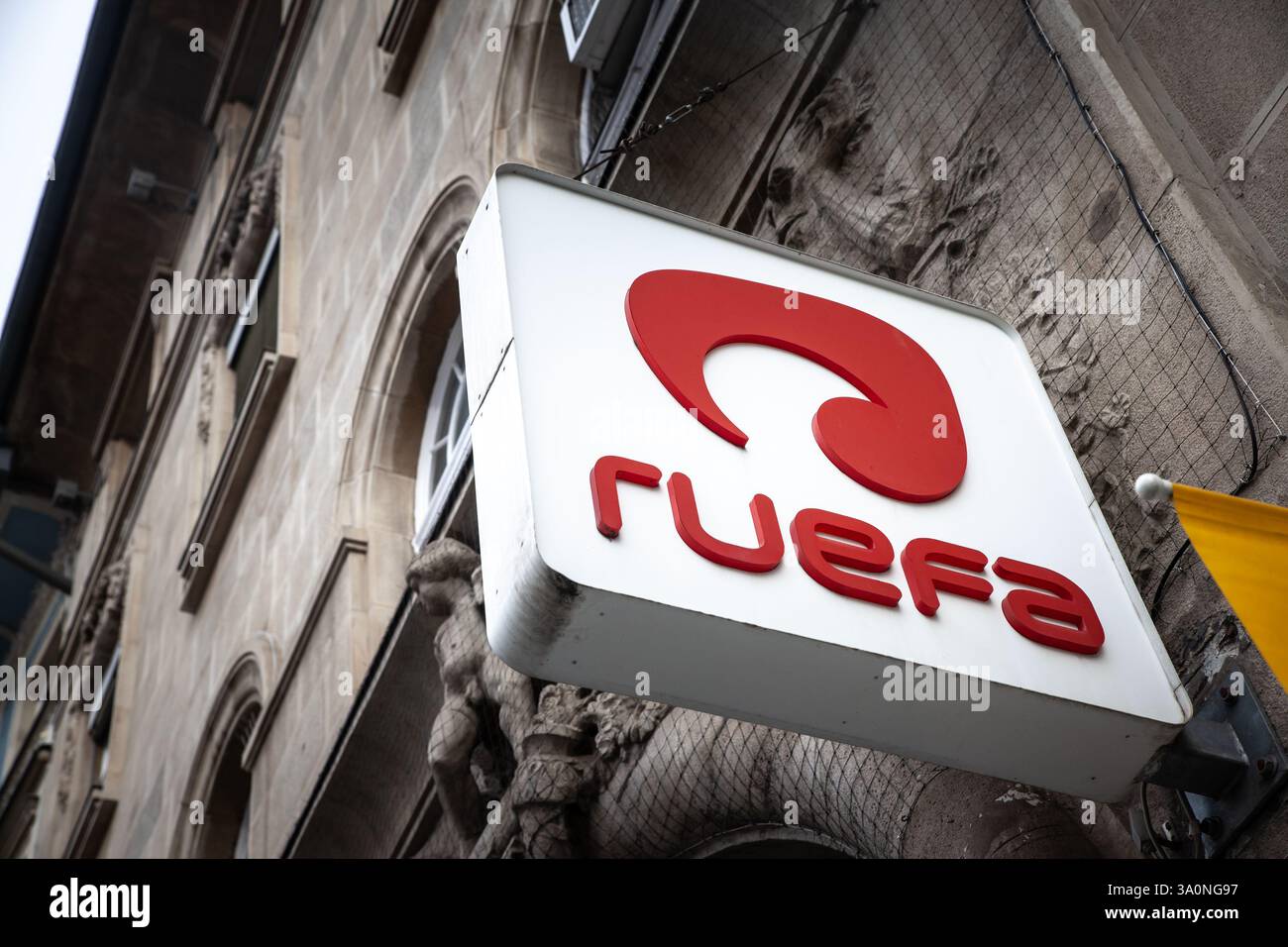 Ruefa logo hi-res stock photography and images - Alamy