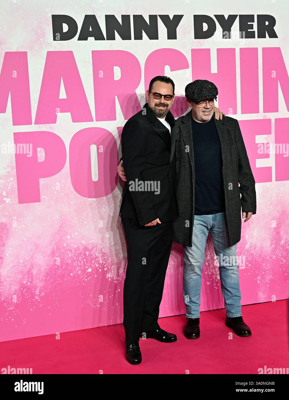 LONDON, ENGLAND - MARCH 04: Danny Dyer and dad, Anthony Dyer attends ...