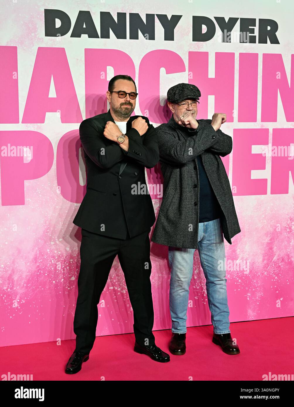LONDON, ENGLAND - MARCH 04: Danny Dyer and dad, Anthony Dyer attends ...