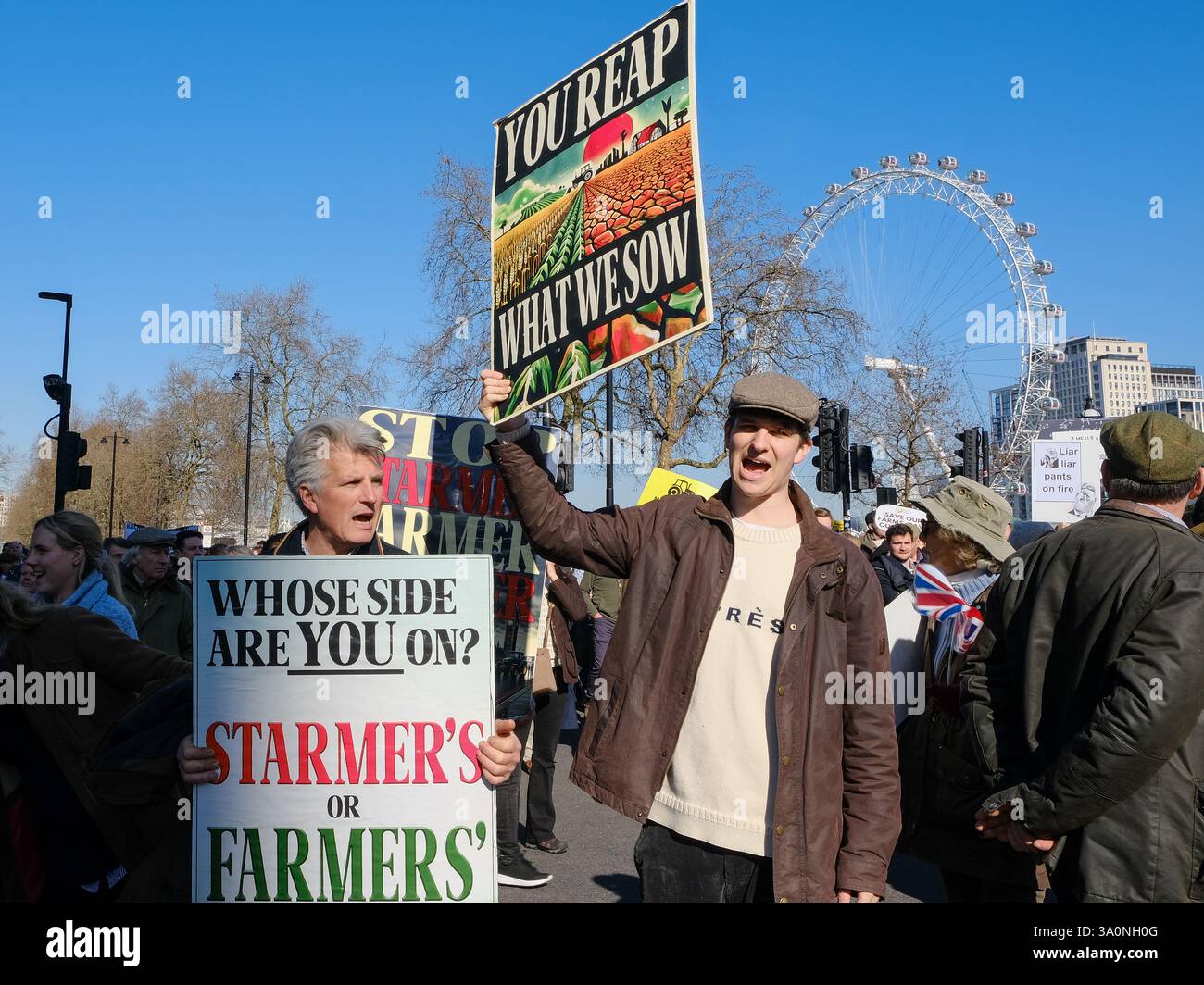 London farming rally hi-res stock photography and images - Alamy