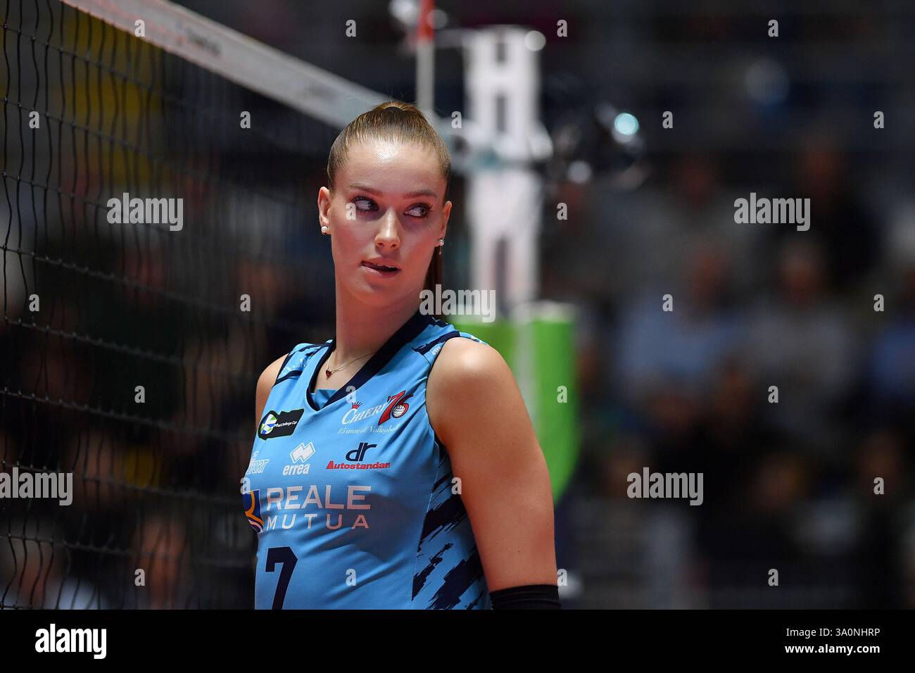 Anastasia Lyashko of Reale Mutua Fenera Chieri during CEV Challenger ...