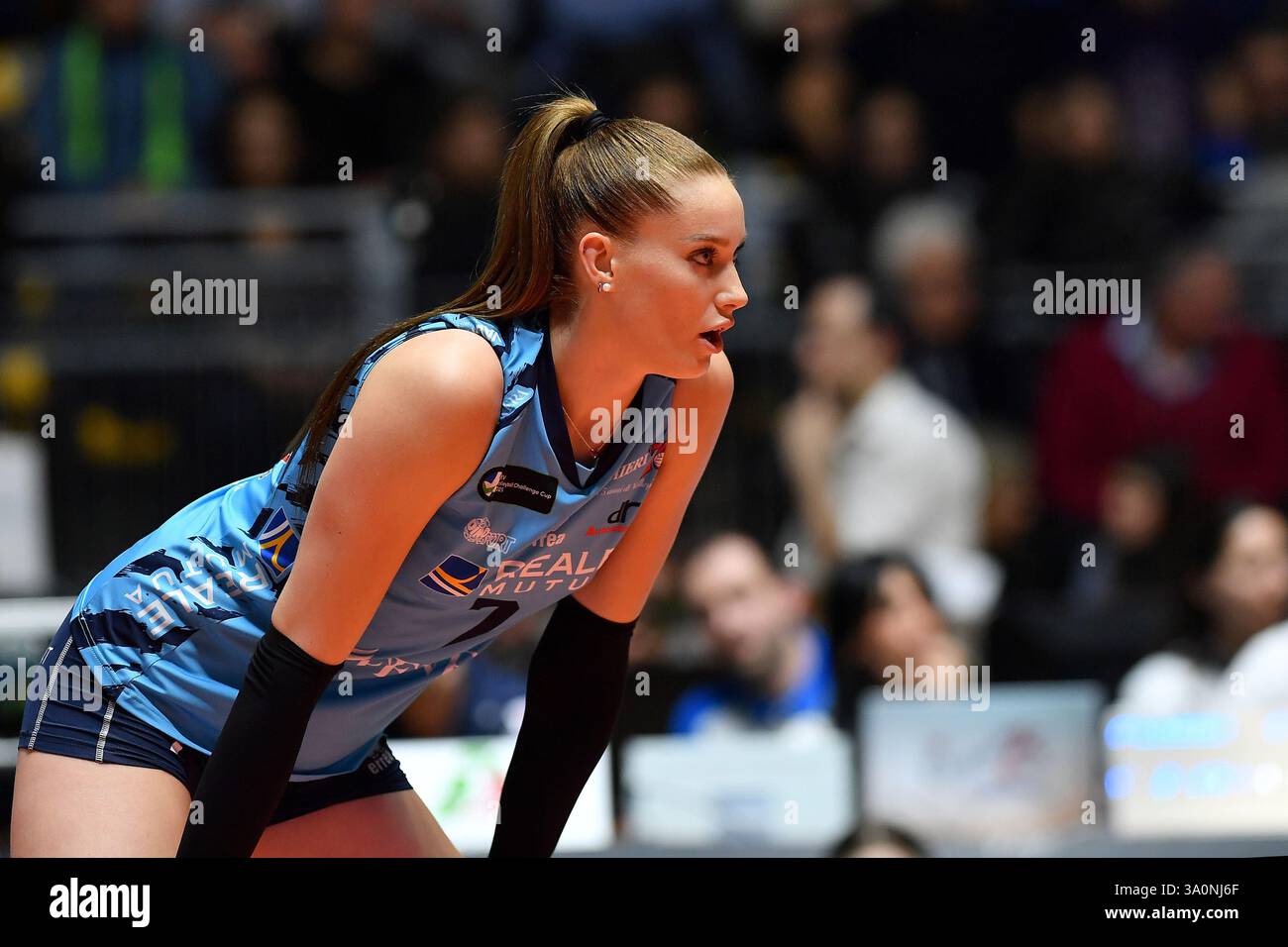 Anastasia Lyashko of Reale Mutua Fenera Chieri during CEV Challenger ...