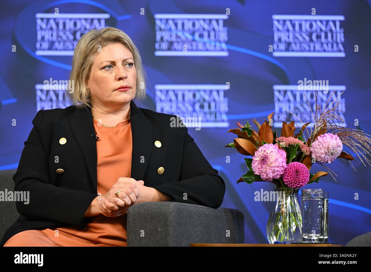 Chief economist at EY Oceania Cherelle Murphy addresses the National ...